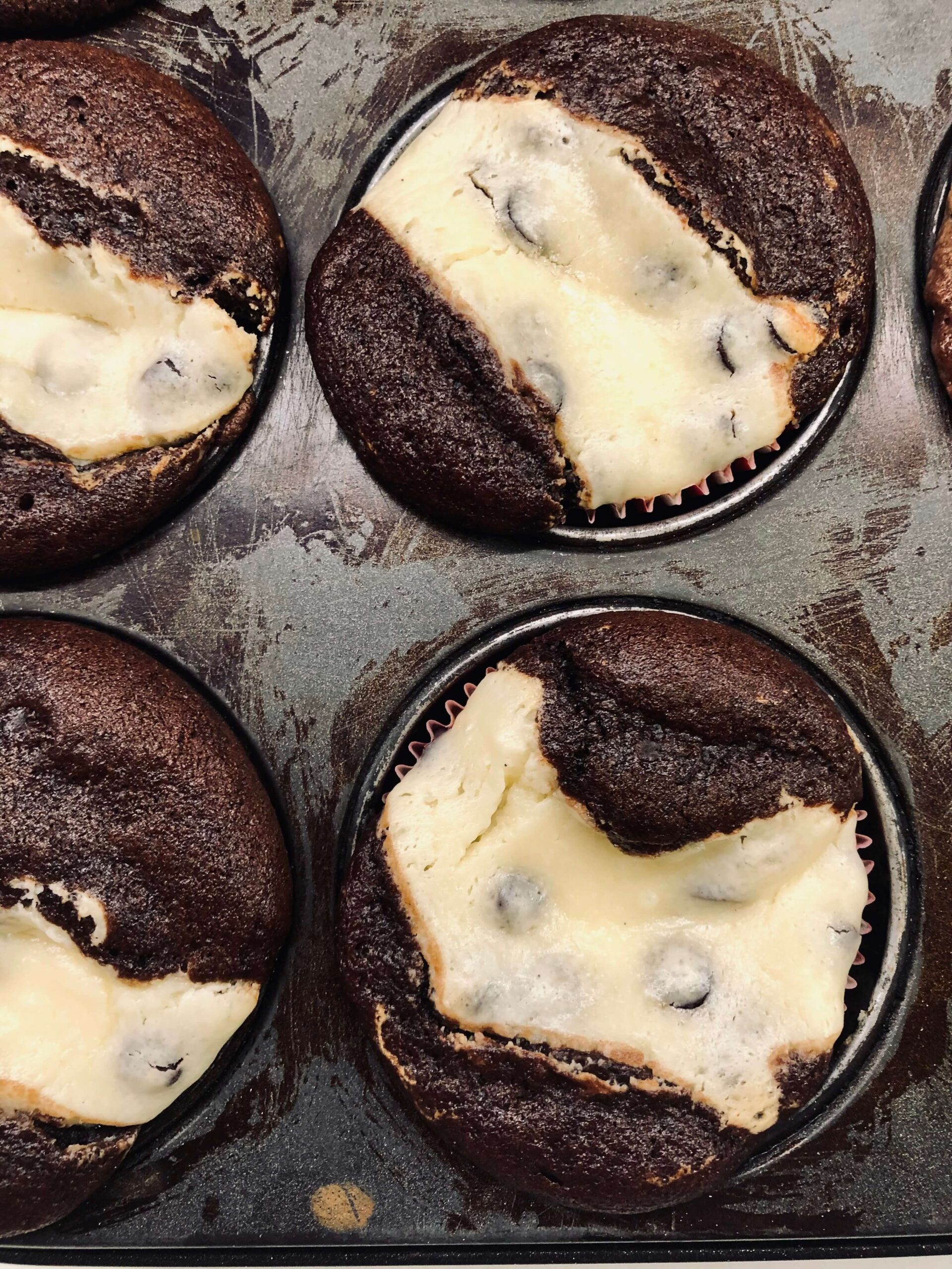 Everybody's Mom's Black Bottom Cupcakes - Kith and Kitchen